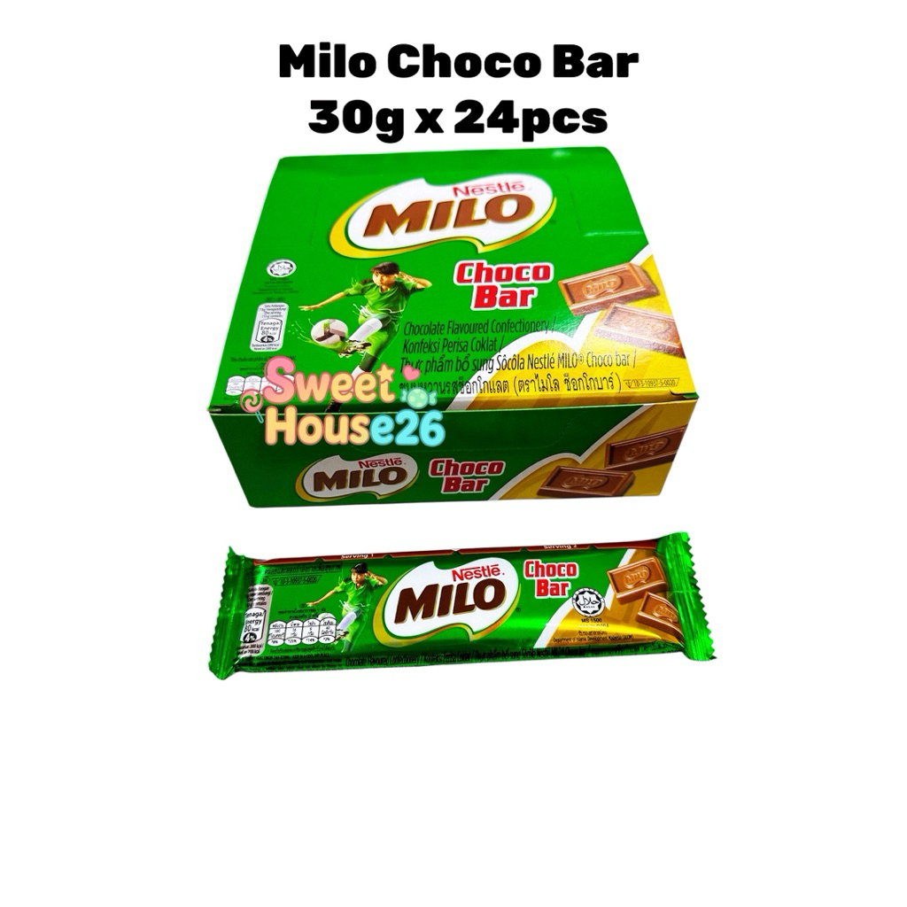 Milo Choco Bar 30g x 24pcs(Halal) | Shopee Philippines