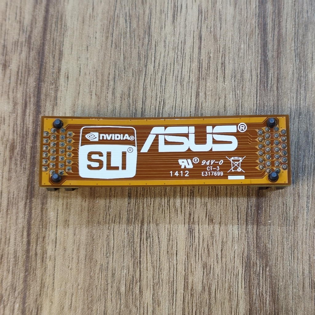 ASUS NVIDIA SLI Link Bridge Cable for Multi-GPU Dual Graphics Card ...