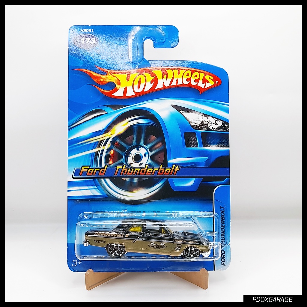 Hot Wheel Ford Thunderbolt (Blue Card - BLACK & GOLD) | Shopee Philippines
