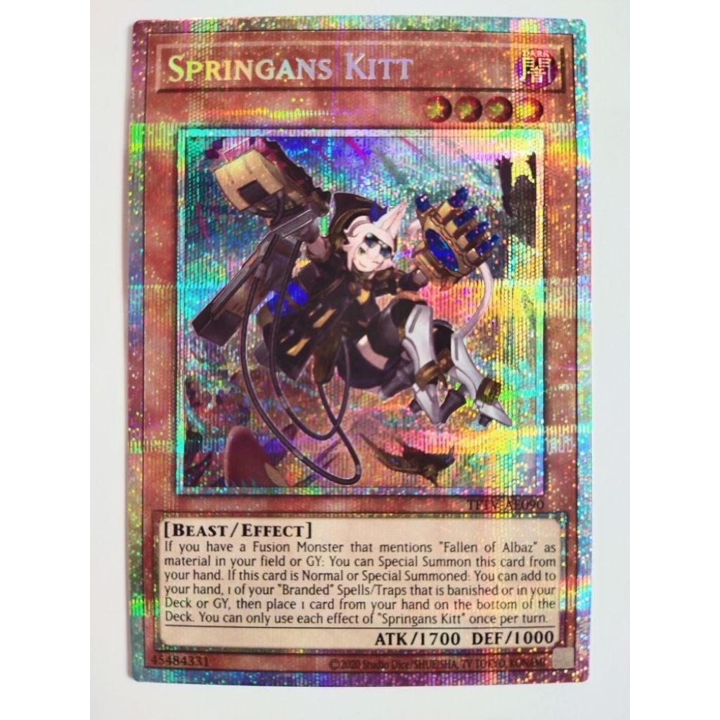 Yugioh Yugioh AE TFTV-AE090 SPRINGANS KITT PSER | Shopee Philippines