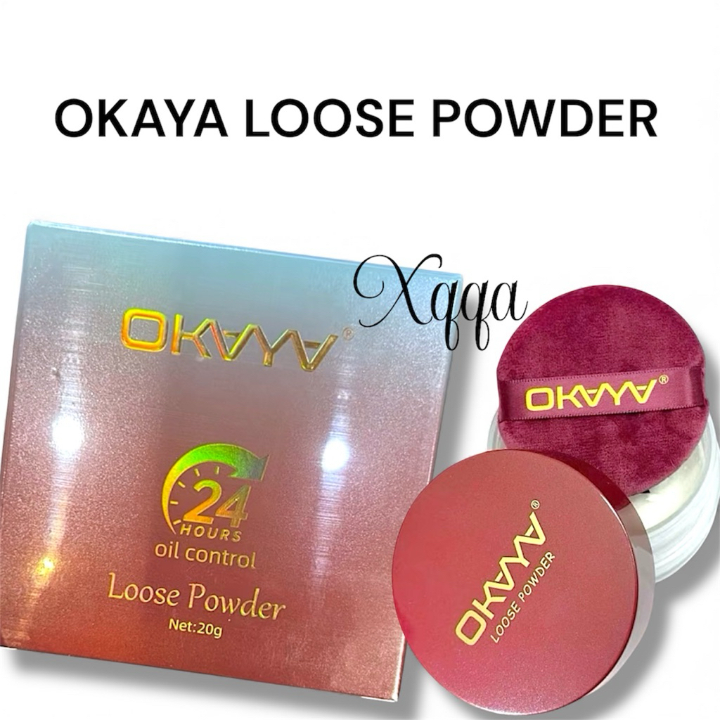 (exp 2028) OKAYA LOOSE POWDER 24 HOURS OIL CONTROL PIGMENTED LOCK ...