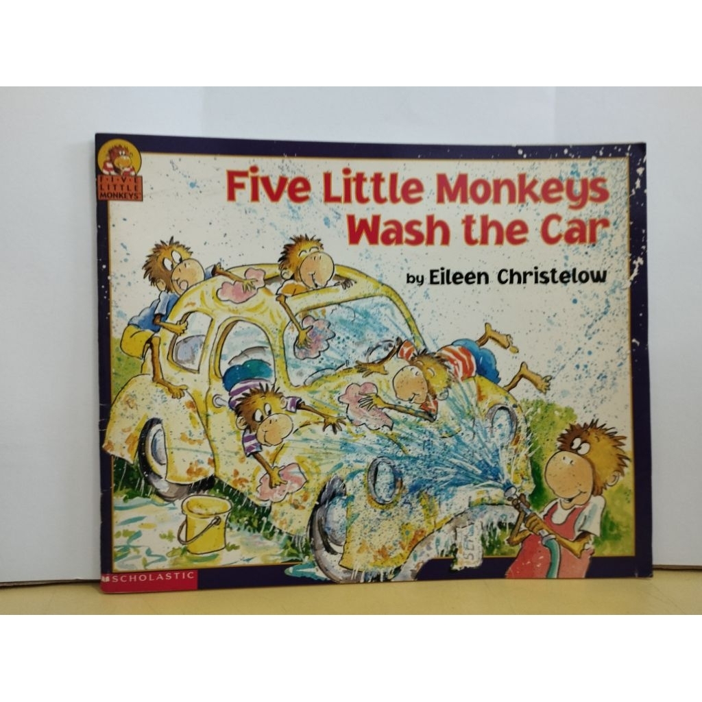 (ENG) EILEEN CHRISTELOW - Five Little Monkeys Wash The Car | Shopee ...