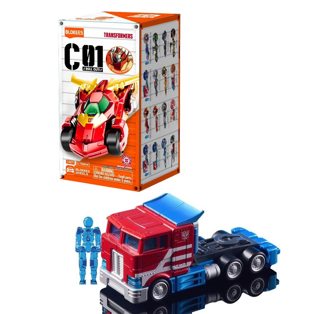 Blokees Wheels Transformers C01 Roll Out Blind Box - Optimus Prime ...