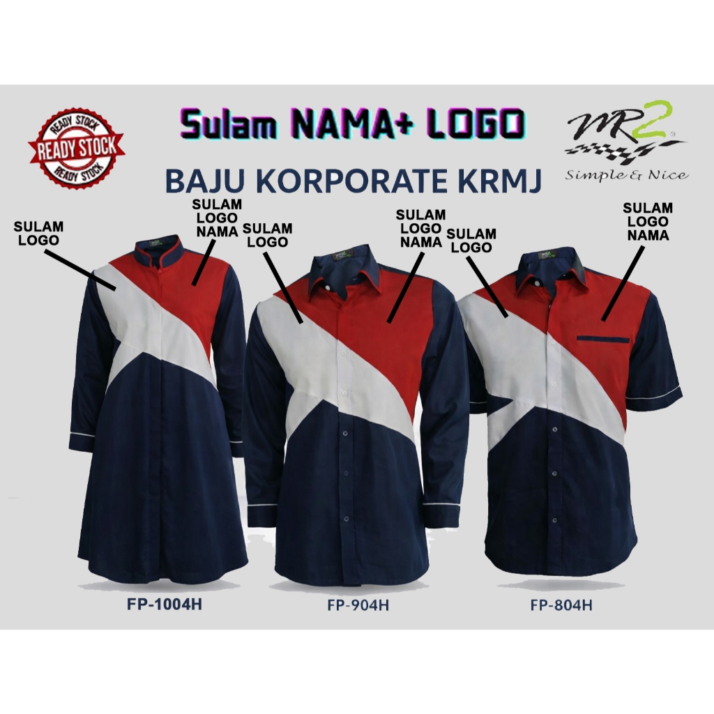 Baju Korporat KRMJ Johor jenama MR2 (kain jenis polysoft) | Shopee ...