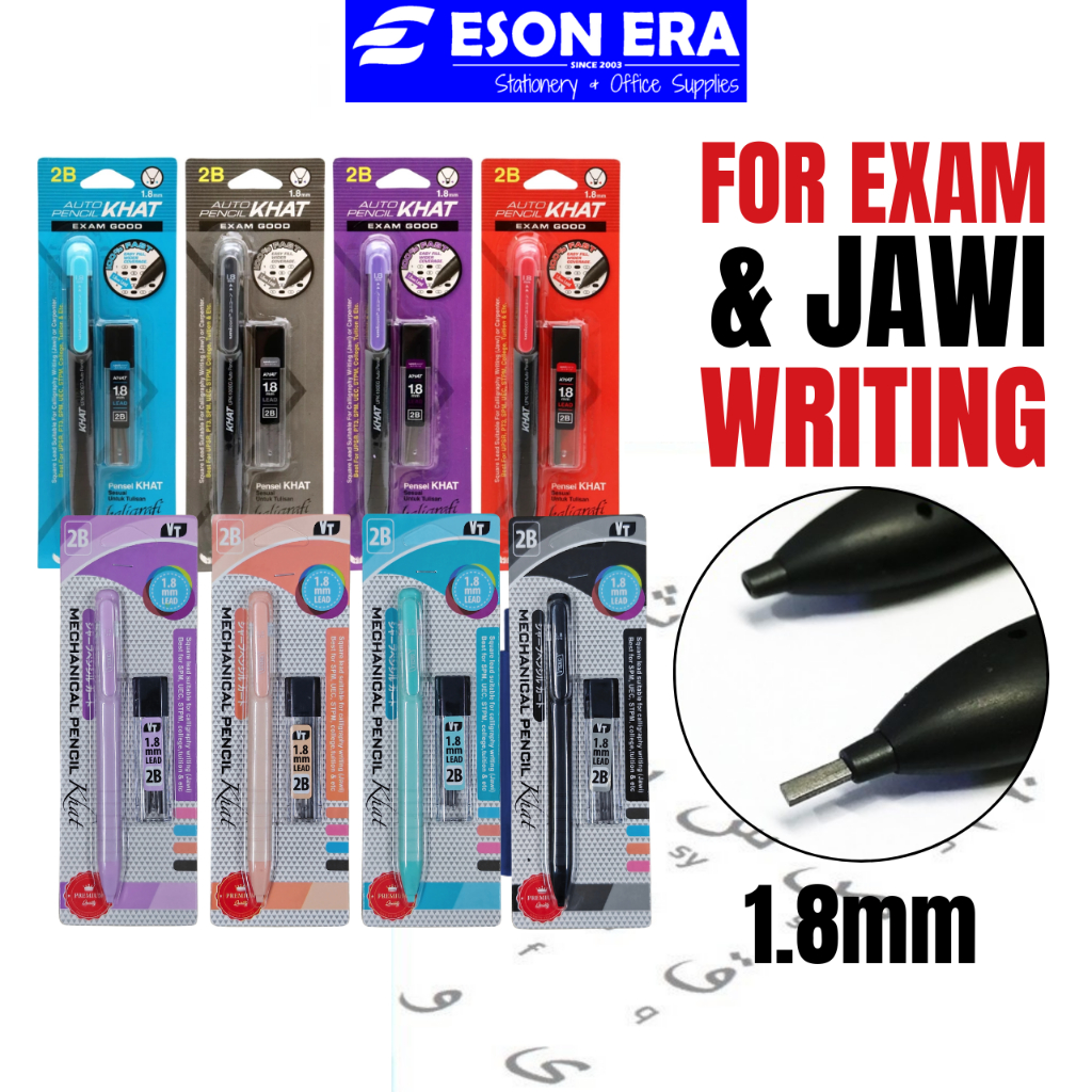 Calligraphy Khat Mechanical Pencil / 1.8mm Pencil Khat / Mechanical ...