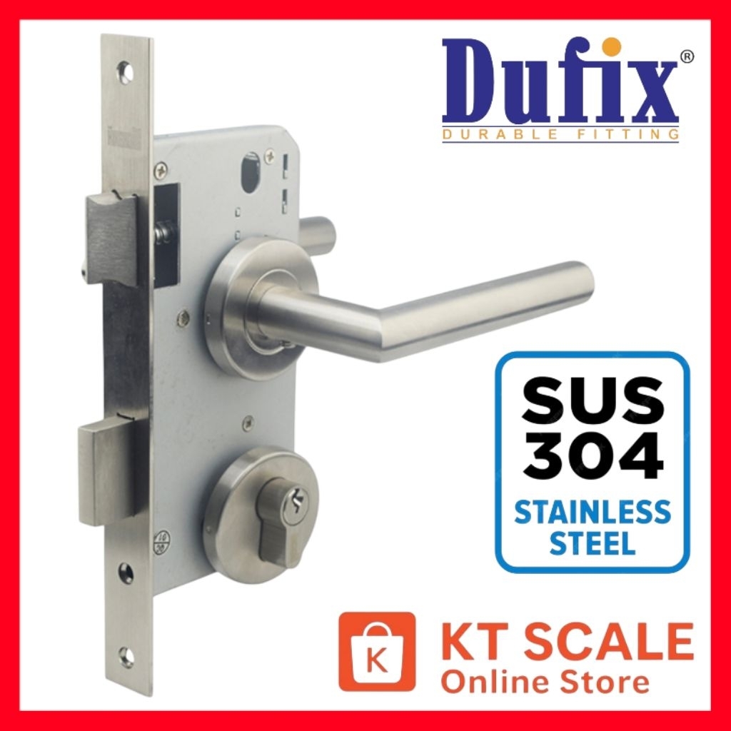 DUFIX MORTISE LOCKSET FOR WOODEN DOOR FIRE DOOR | Shopee Philippines