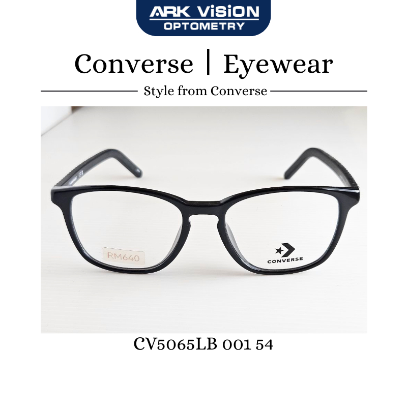 Converse Eyewear CV5065LB 001 54 – Sleek Black Full-Rim Frame with ...