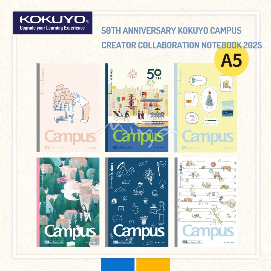 [50TH ANNIVERSARY] KOKUYO CAMPUS CREATOR COLLABORATION NOTEBOOK A5 ...