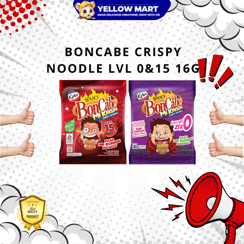 Boncabe Crispy Noodle Lvl 15&0 16G | Shopee Philippines
