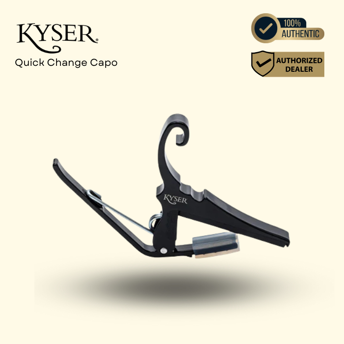 Kyser KGCBA Quick Change Classical Guitar Capo - Black | Shopee Philippines