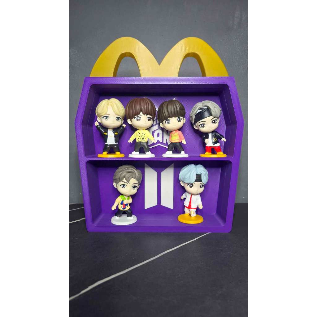 KL BTS TinyTAN (Tiny Tan) Figurine Display Stand Display Box BTS ...