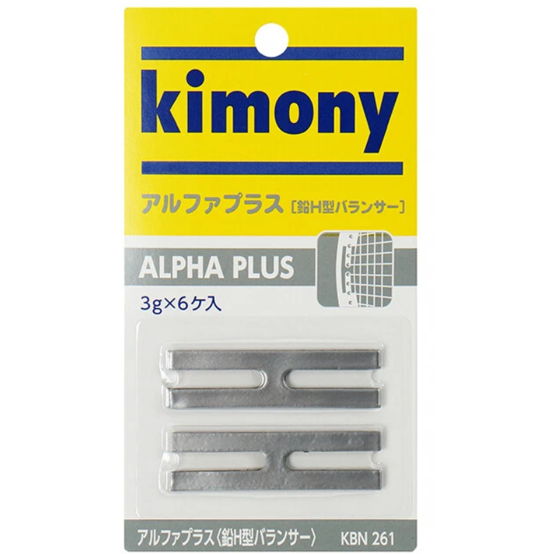 Kimony Alpha Plus H Tape Racquet Balancer (6pcs x 3g) per pack KBN261 ...