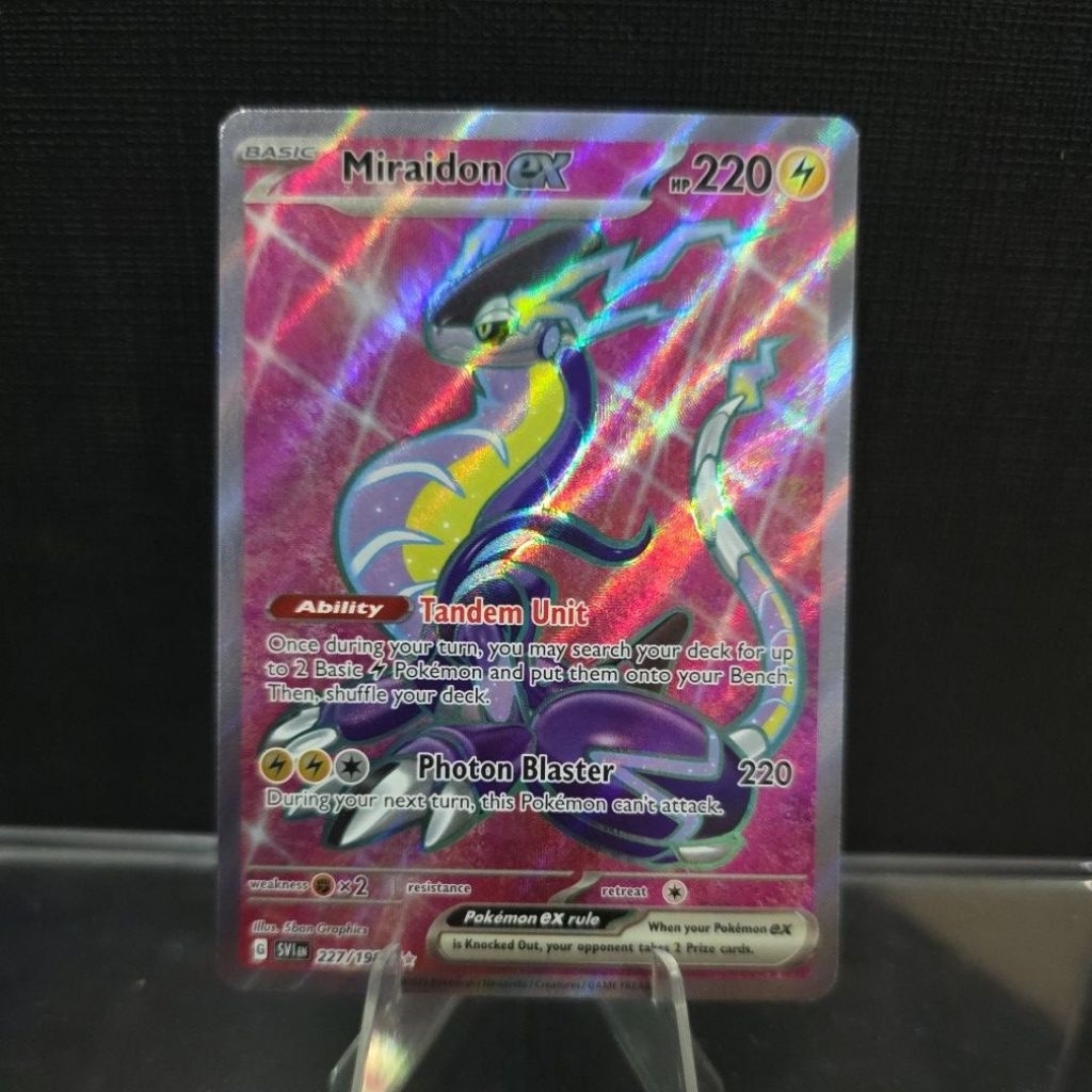 2023 Miraidon Ex Card (Full Art Holo) | Shopee Philippines