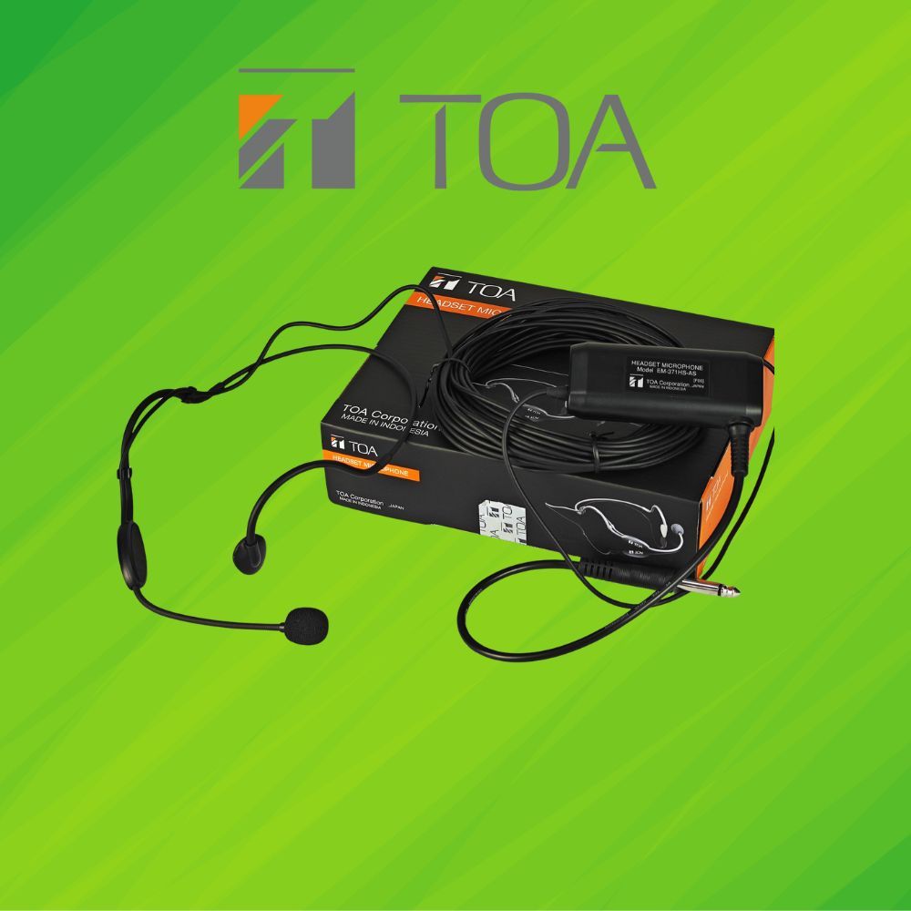 TOA EM371HS Mic Iman Headset Microphone with 10Meter Cable ( EM371 ...