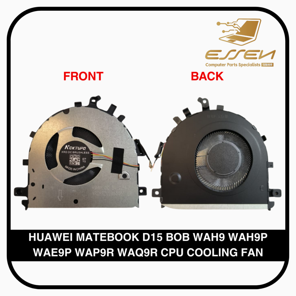 HUAWEI MATEBOOK D15 BOB WAH9 WAH9P WAE9P WAP9R WAQ9R CPU LAPTOP COOLING ...
