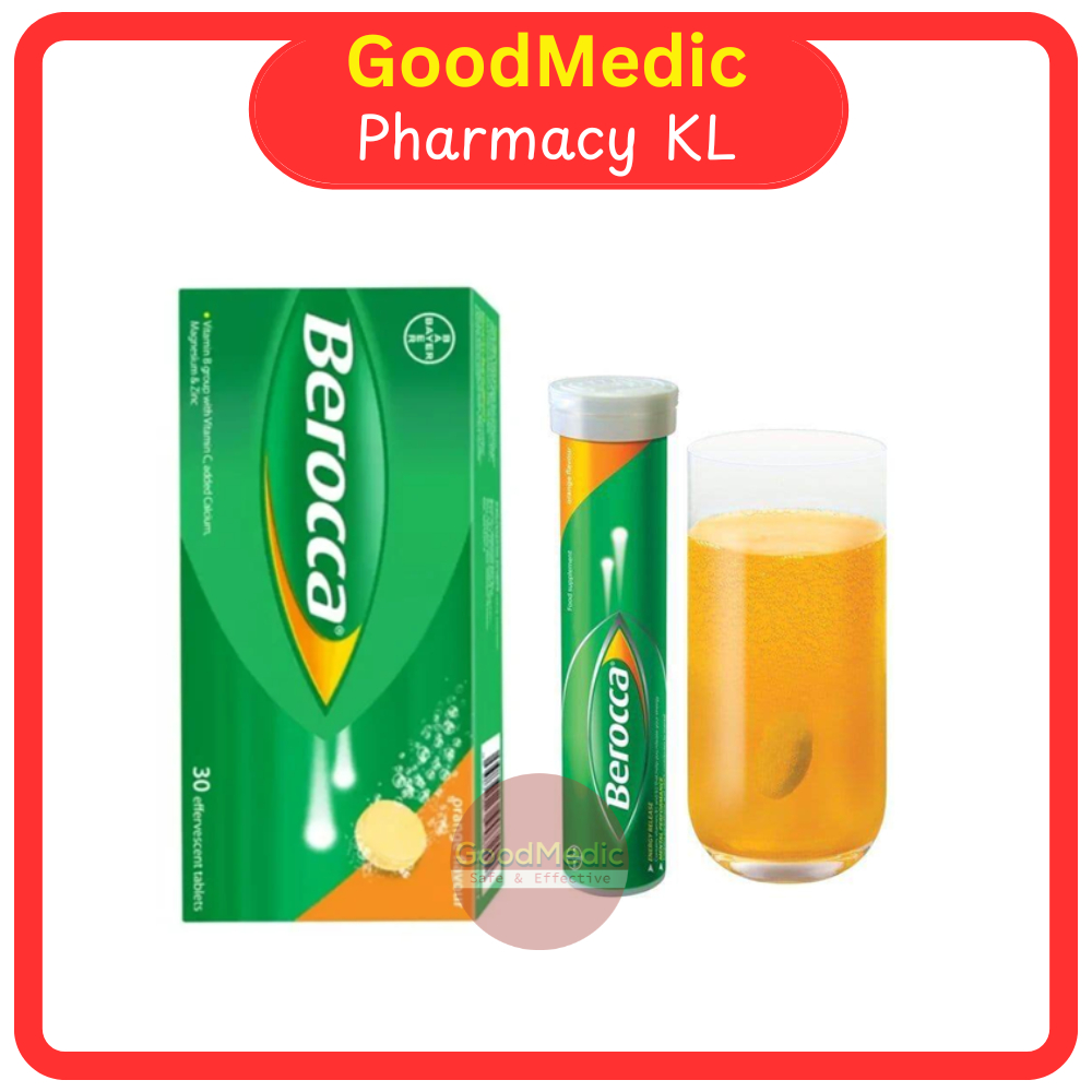 Berocca Effervescent Tablets - Orange -45s/30s/15s, Mango - 30s/15s ...