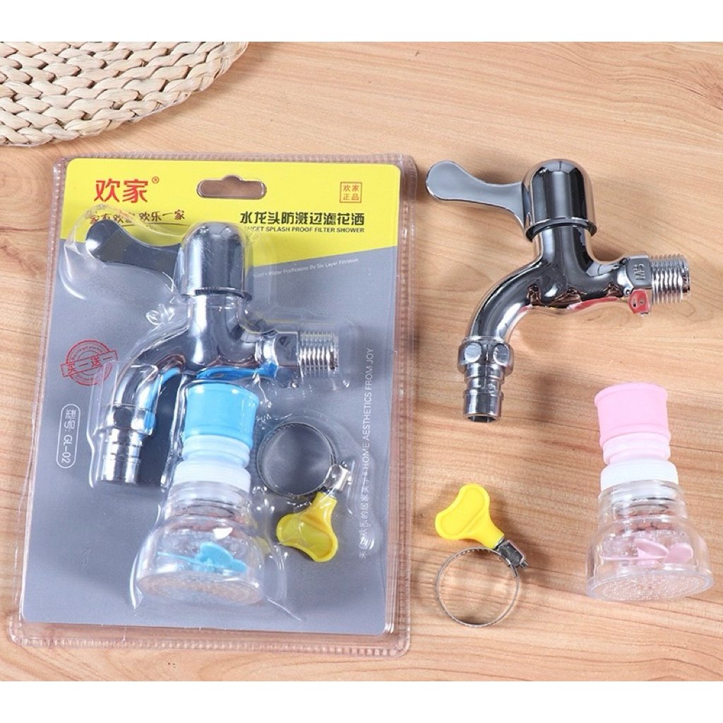 Paip Air Kepala Pancur plastic / Kitchen & Bathroom Sink Faucet PVC Bib ...