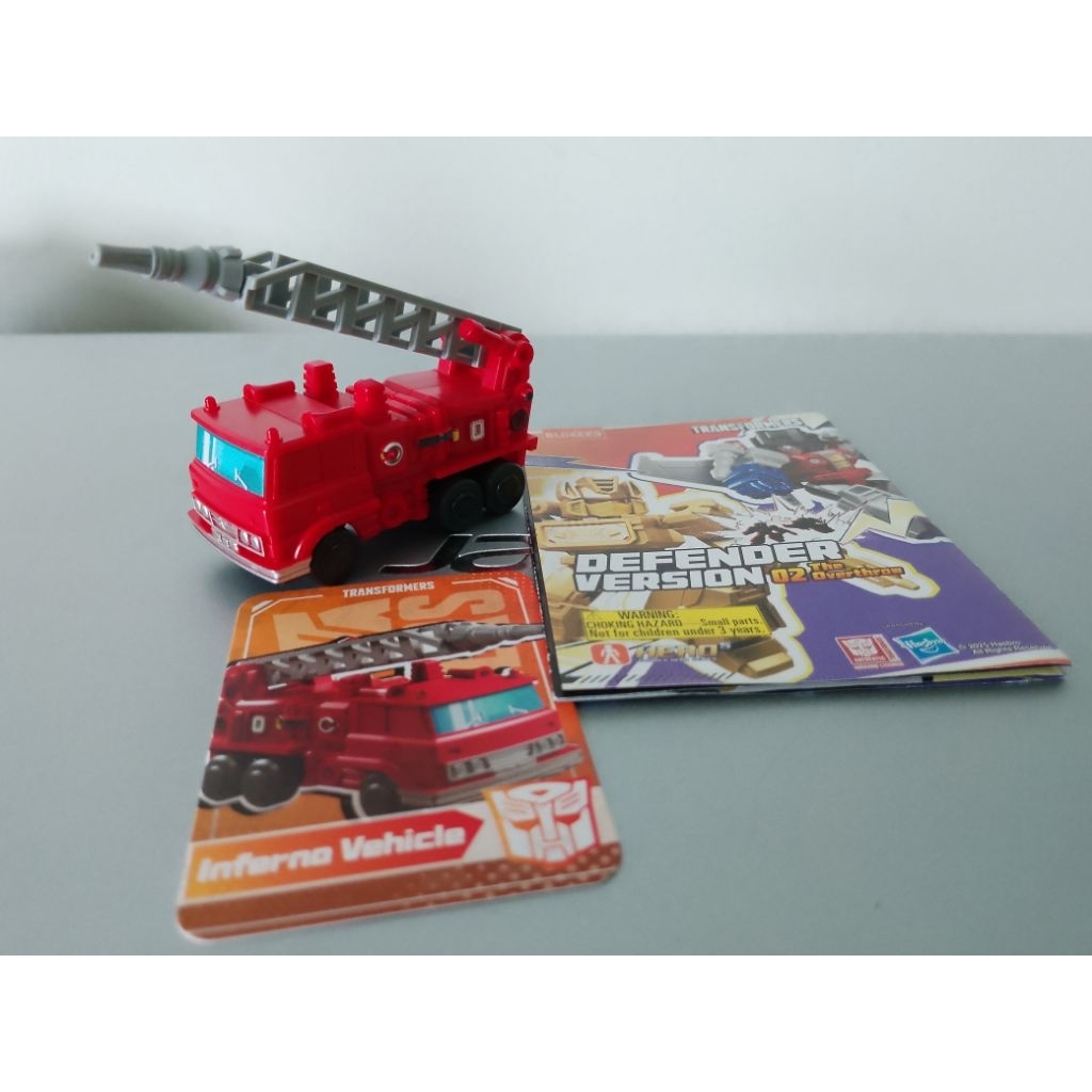 Blokees Transformers Defender Version 02 Inferno Vehicle | Shopee ...