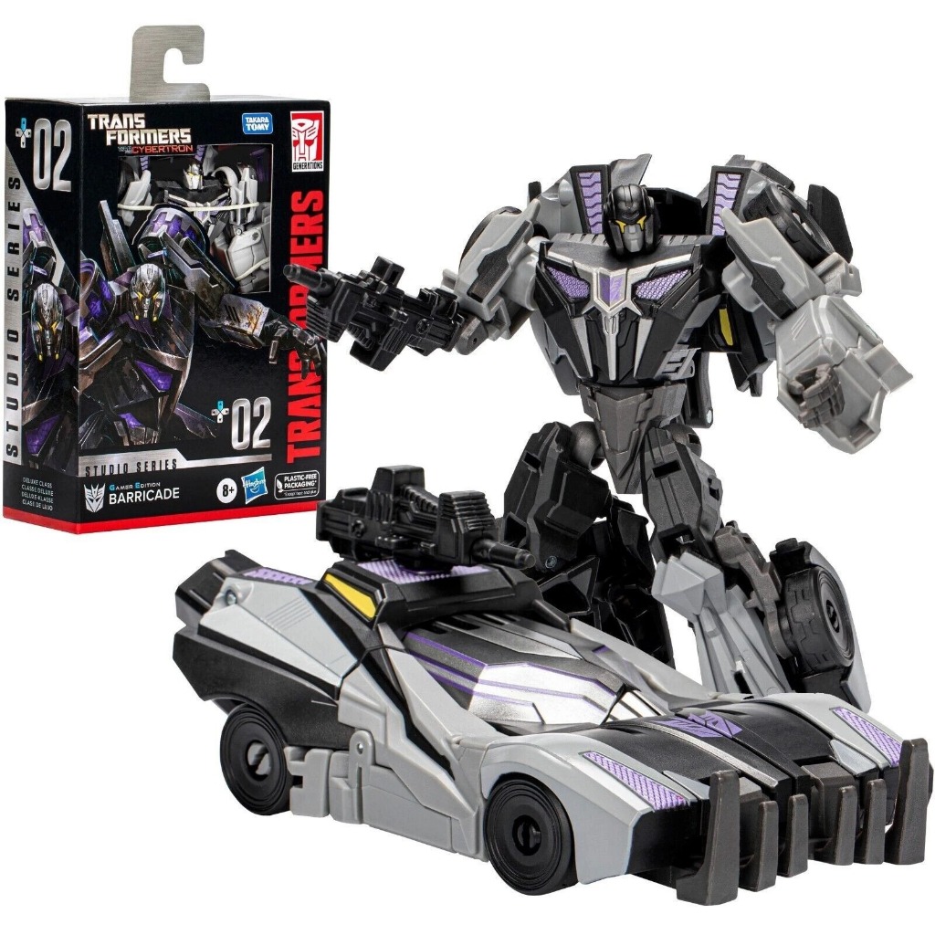 Hasbro Transformers Studio Series Gamer Edition 02 Deluxe Barricade ...