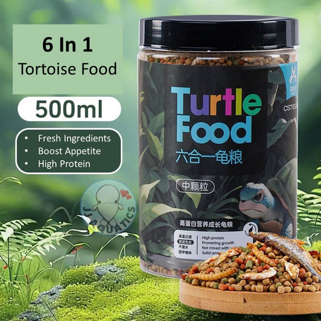 Jonsanty 6 in 1 Turtle Tortoise Food Premium Protein Rich Astaxanthin ...