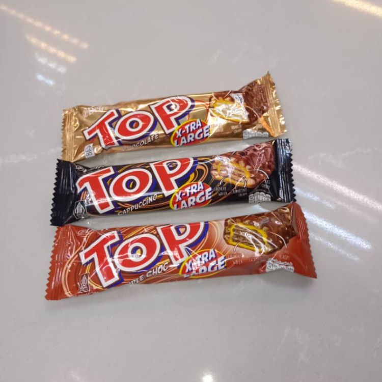 Top Extra Large Chocolate Wafer Delfi Brand 38g | Shopee Philippines