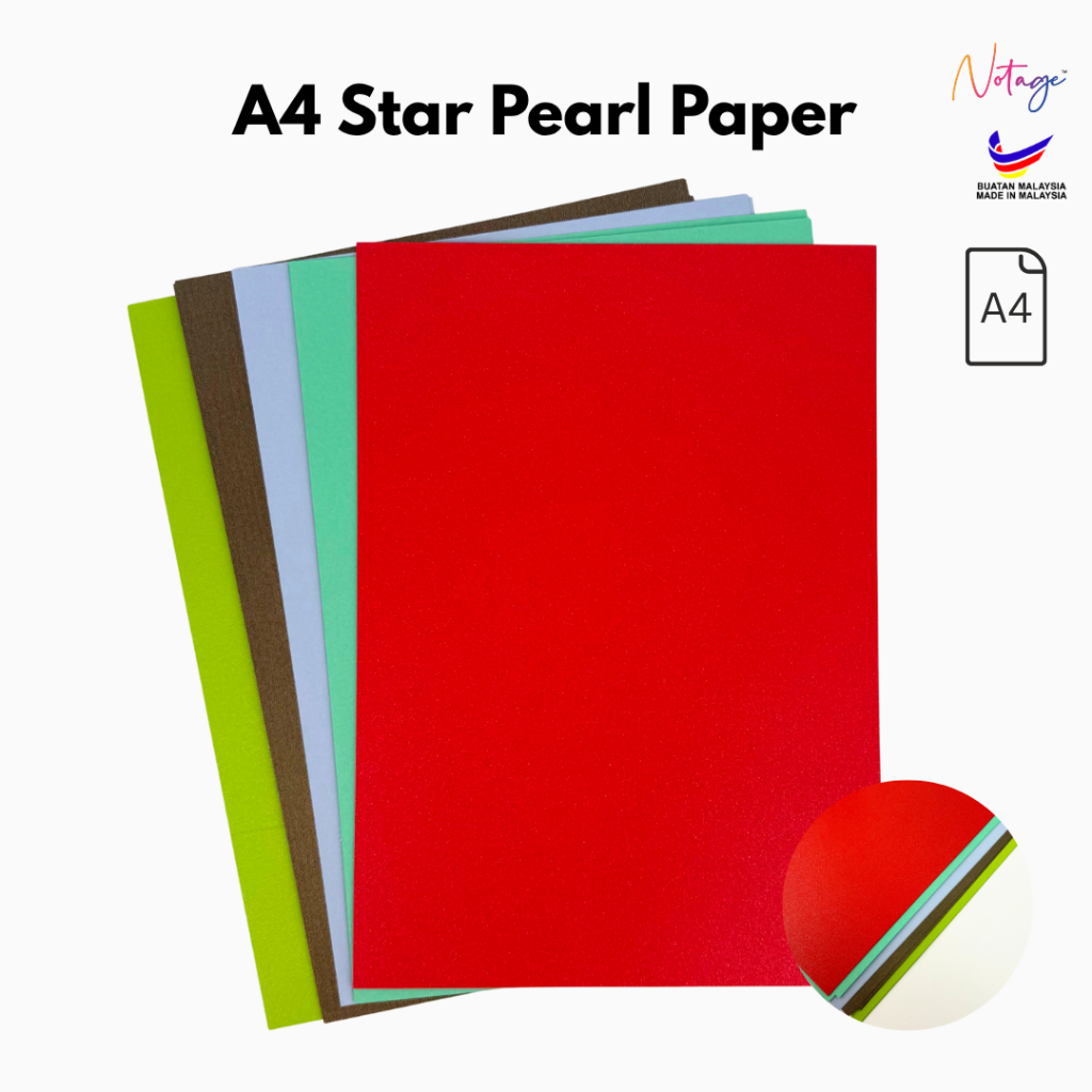 A4 Pearl Paper 90gsm / 100gsm / 120gsm Luxury Shiny Paper for Card ...