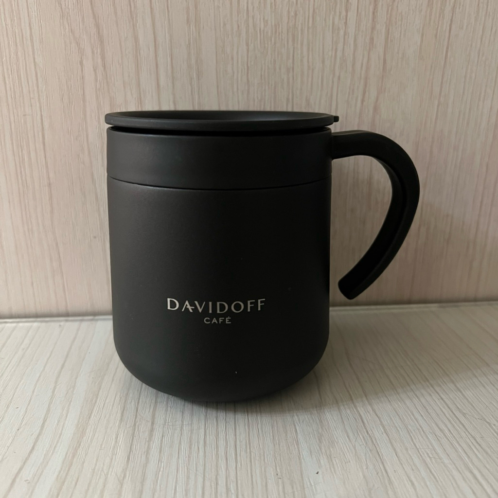 Davidoff Thermal Mug with lid and holder | Shopee Philippines