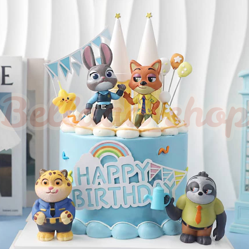 Zootopia Cake Topper Cake Decoration | Shopee Philippines