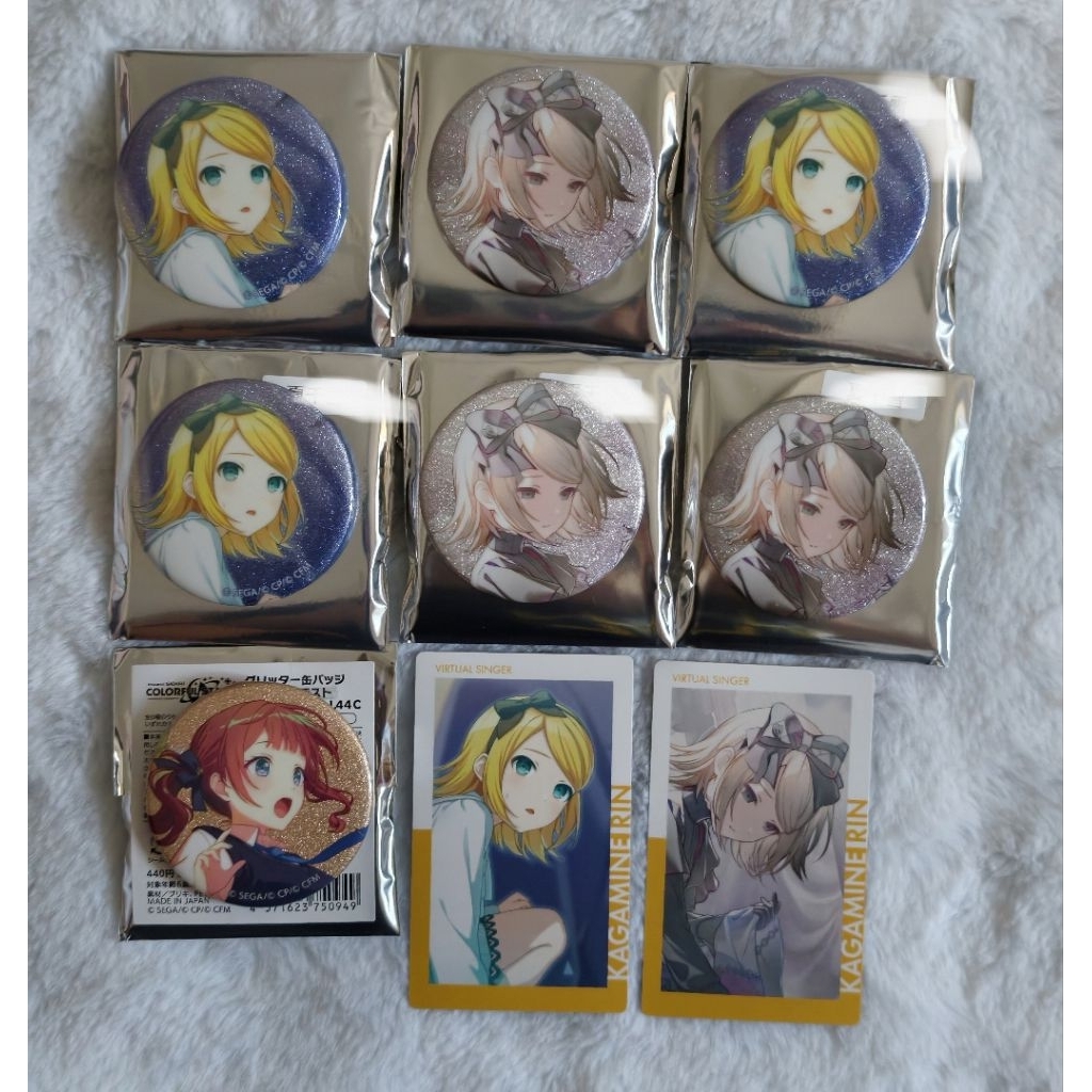 [Official] Vocaloid Project Sekai kagamine rin honami badge epick card ...