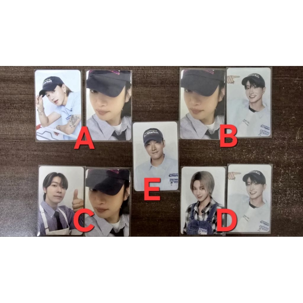 SJ Market Super Junior Pop up Store merchandise random trading card ...