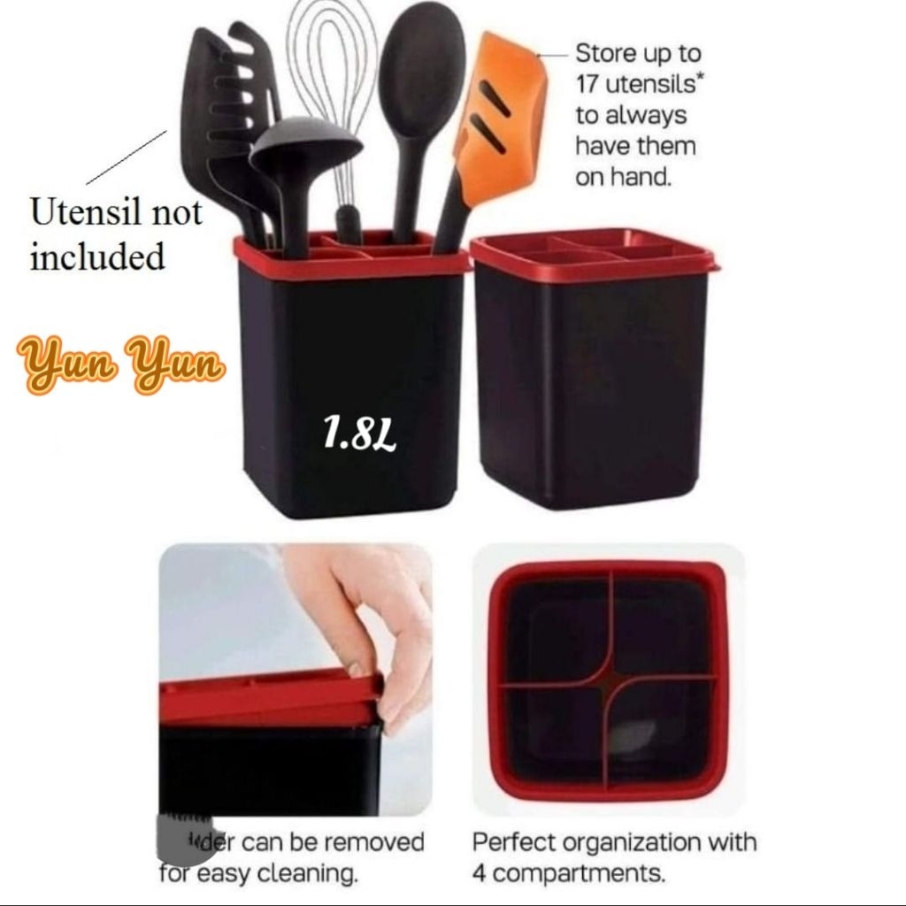 Tupperware KP Tools / Utensil Holder (1 PC) | Shopee Philippines