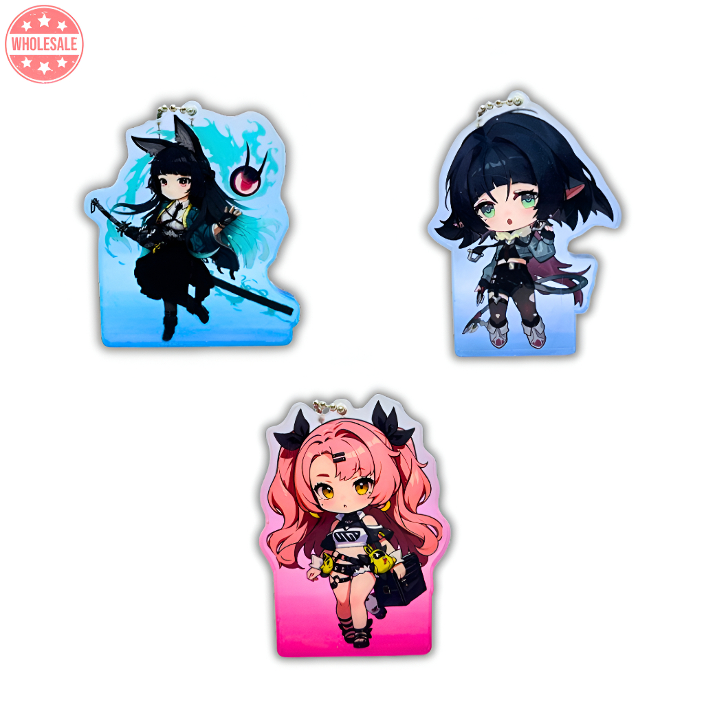 Zenless Zone Zero Acrylic Keychain Hoshimi Miyabi Jane Doe Nicole ...