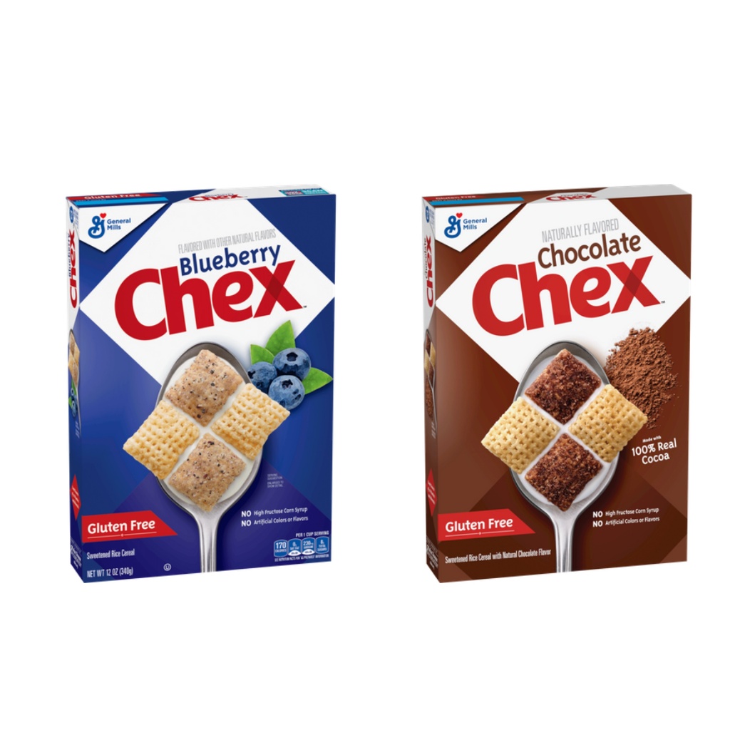 Chex Gluten Free Cereal Snack 340g - Rice / Corn / Wheat / Chocolate ...