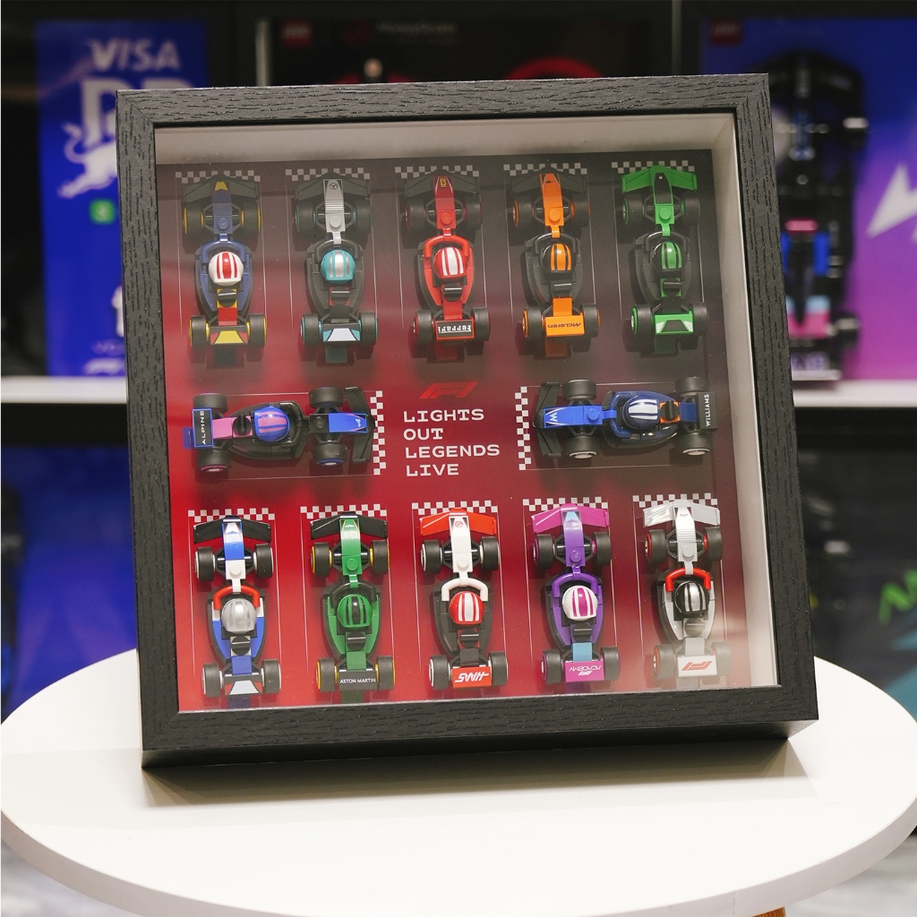 Display Wall Photo Frame 71049 Minifigures F1 Collectible Race Cars ...