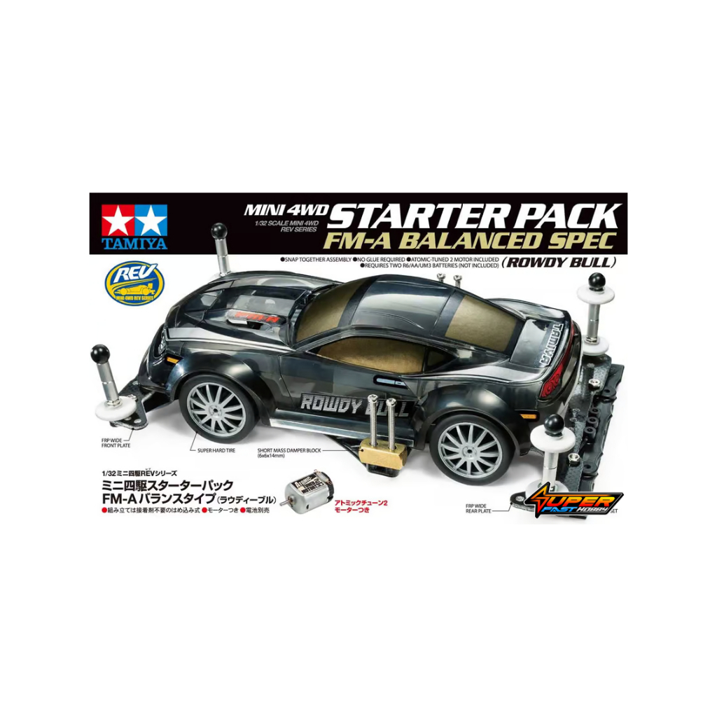 TAMIYA 18710 MINI 4WD STARTER PACK FM-A BALANCED SPEC | Shopee Philippines