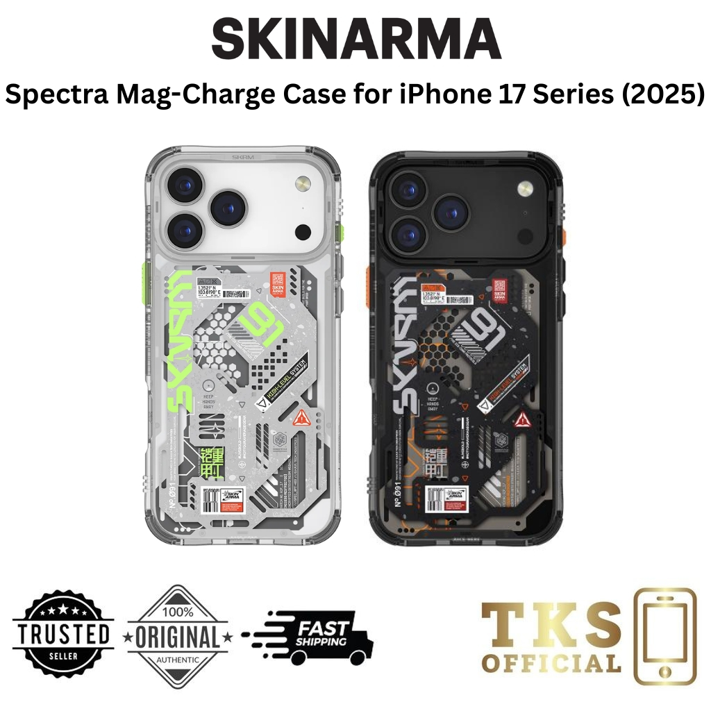Skinarma Spectra Mag-Charge Case for iPhone 17 SERIES (2025) | Shopee ...