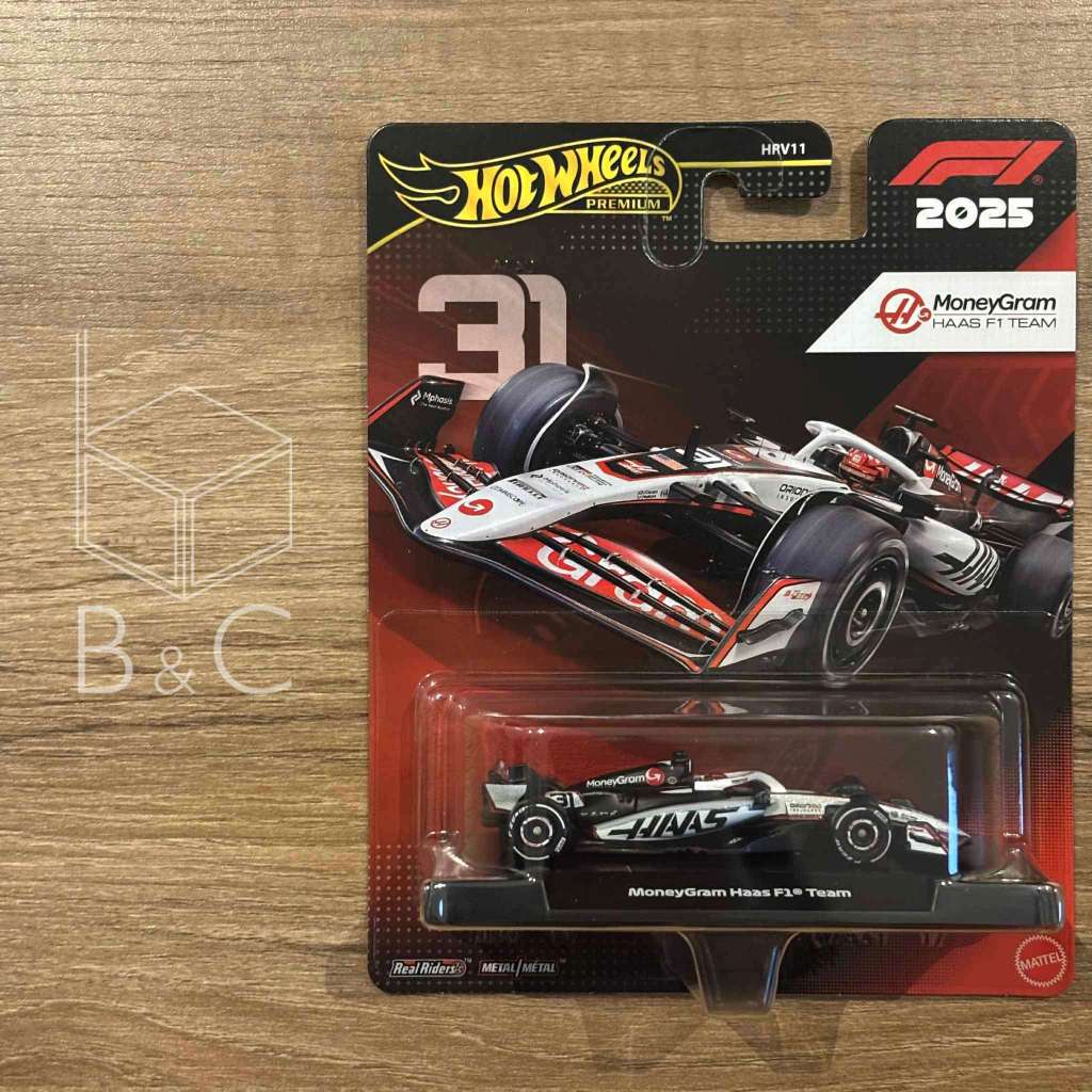 Hotwheels HW Hot Wheels Premium Formula 1 2025 MoneyGram Haas F1 Team ...