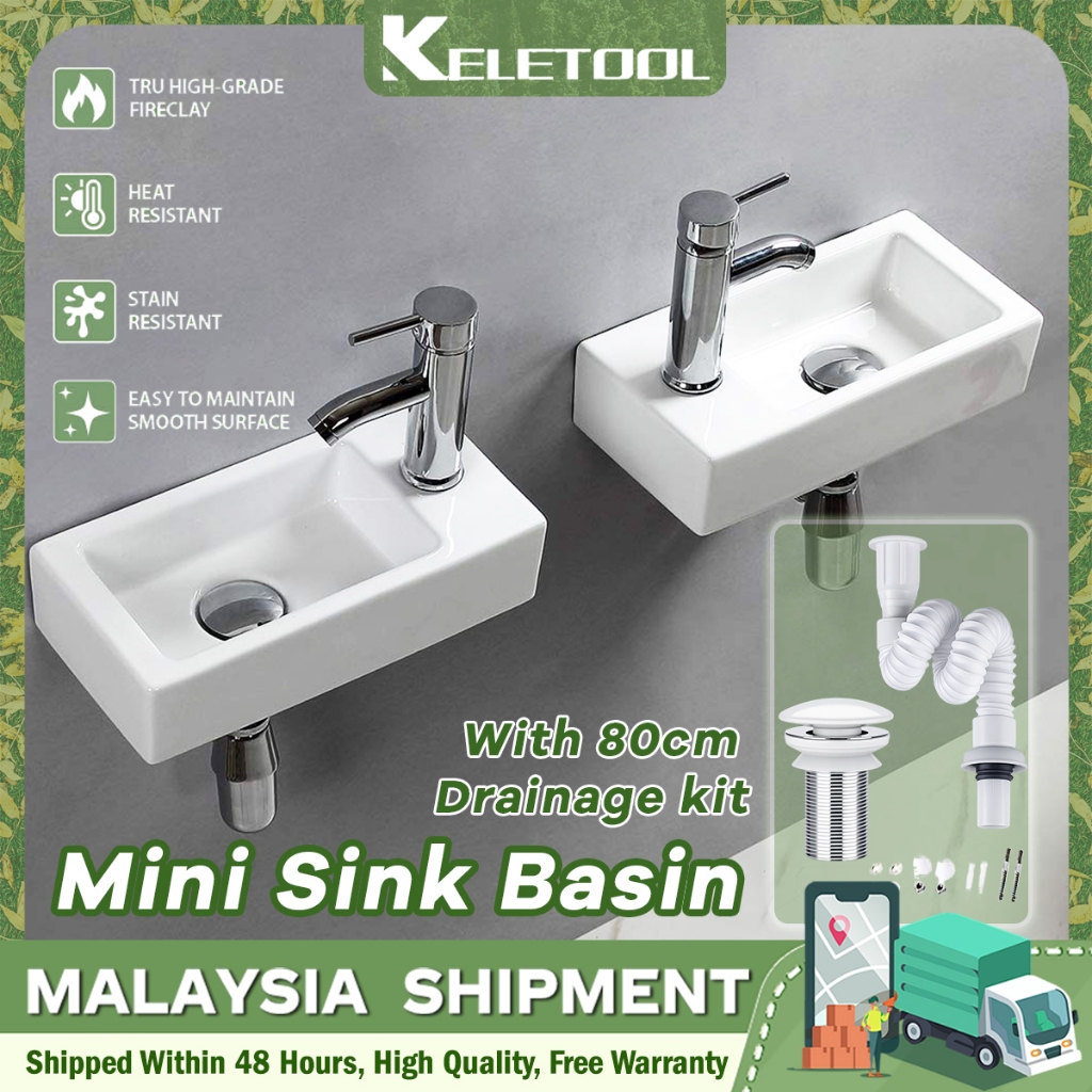 Toilet Sinki Kecil Bilik Air Mini Sink Basin tangan For Small Toilet ...