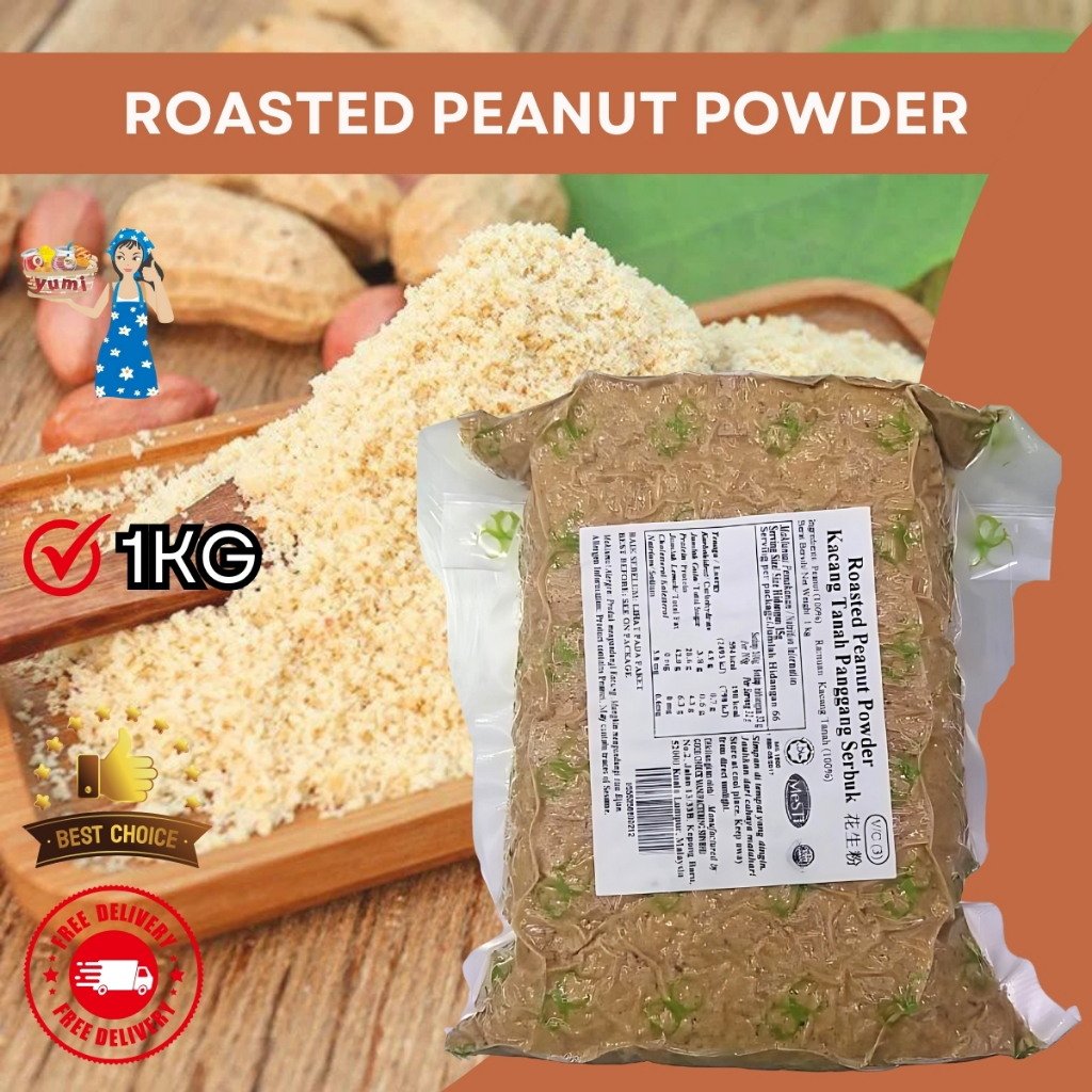 ROASTED PEANUT POWDER - 1KG (GOODCHOICE) | Shopee Philippines