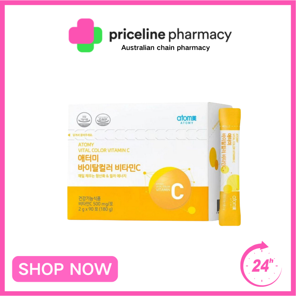 BUY 3 FREE 1[Atomy Vitamin C] Atomy color food vitamin C 500mg (2g x 90 ...