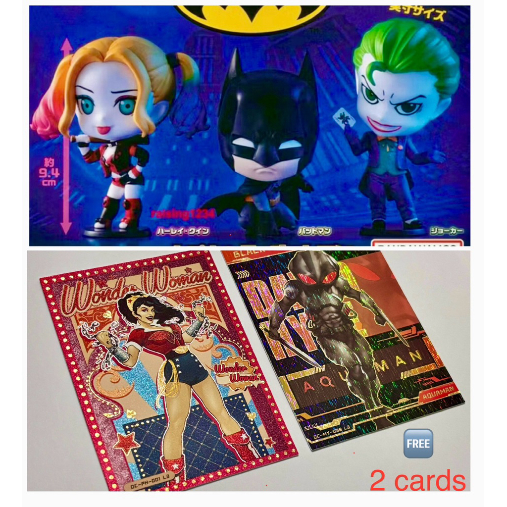 Capsule Toy Bandai DC Comics Batman Capchara Full Set(Set of 3 ...