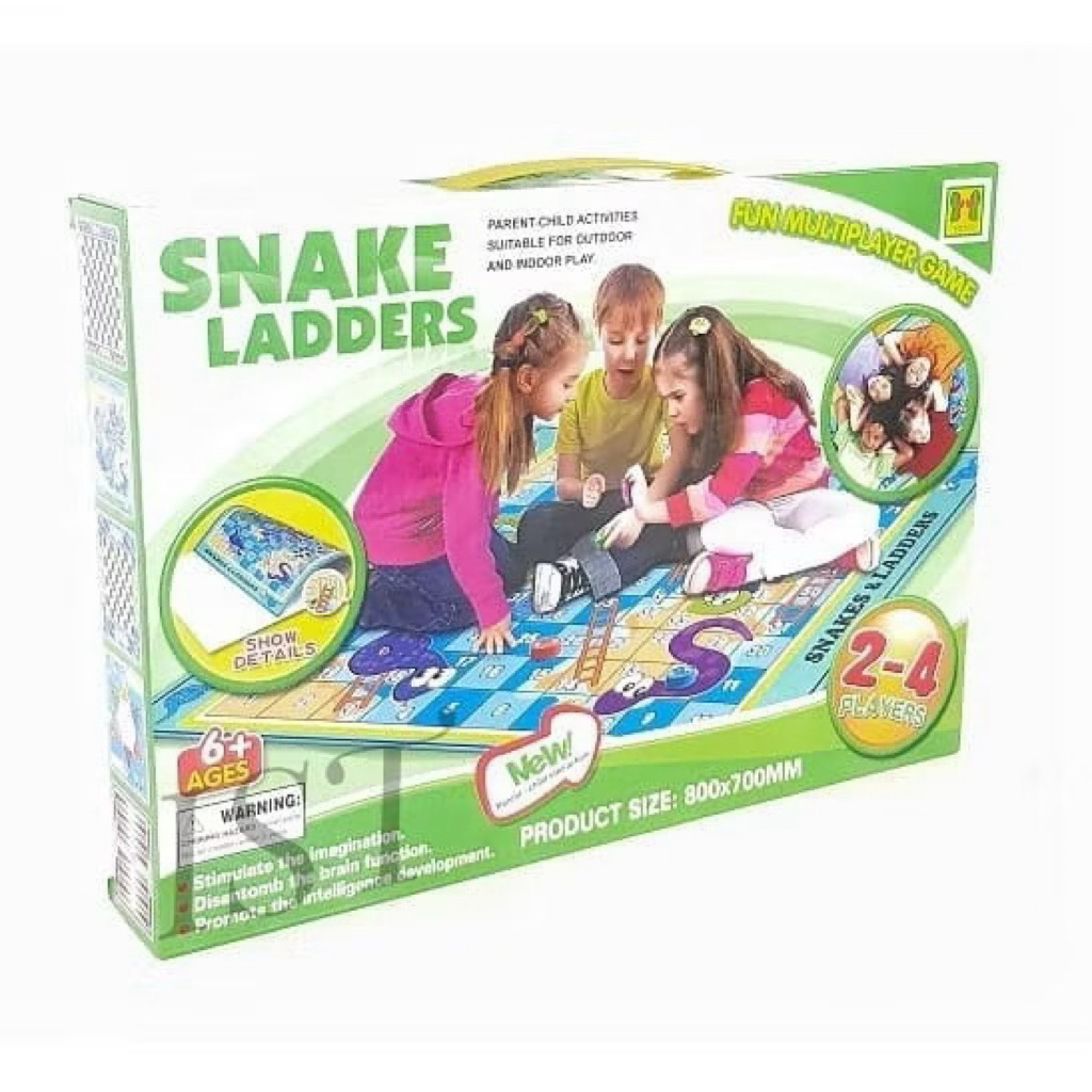 [Size Besar] SNAKE KARPET ULAR GAME DAM ULAR FAMILY GAME | Shopee ...