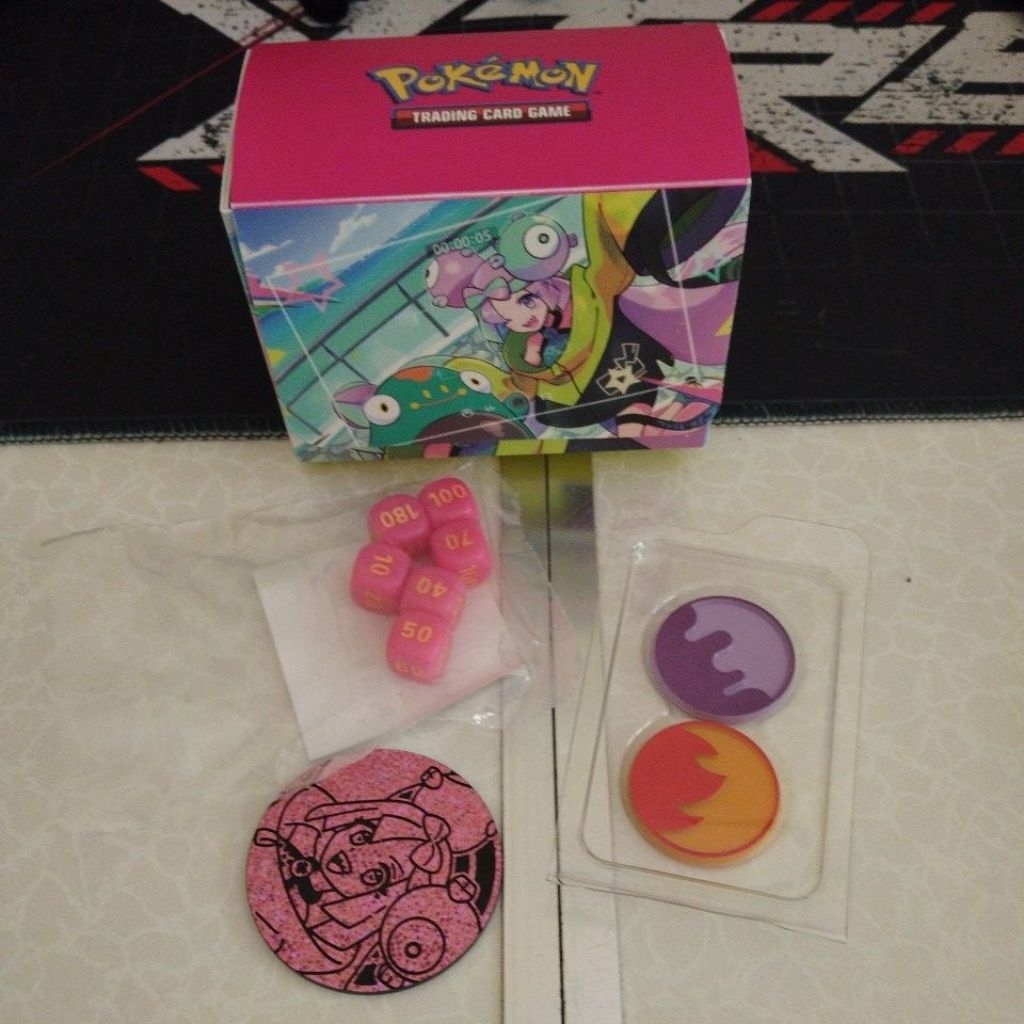 Iono Premium Tournament Collection Deck Box with Dice, Pokémon Coin ...