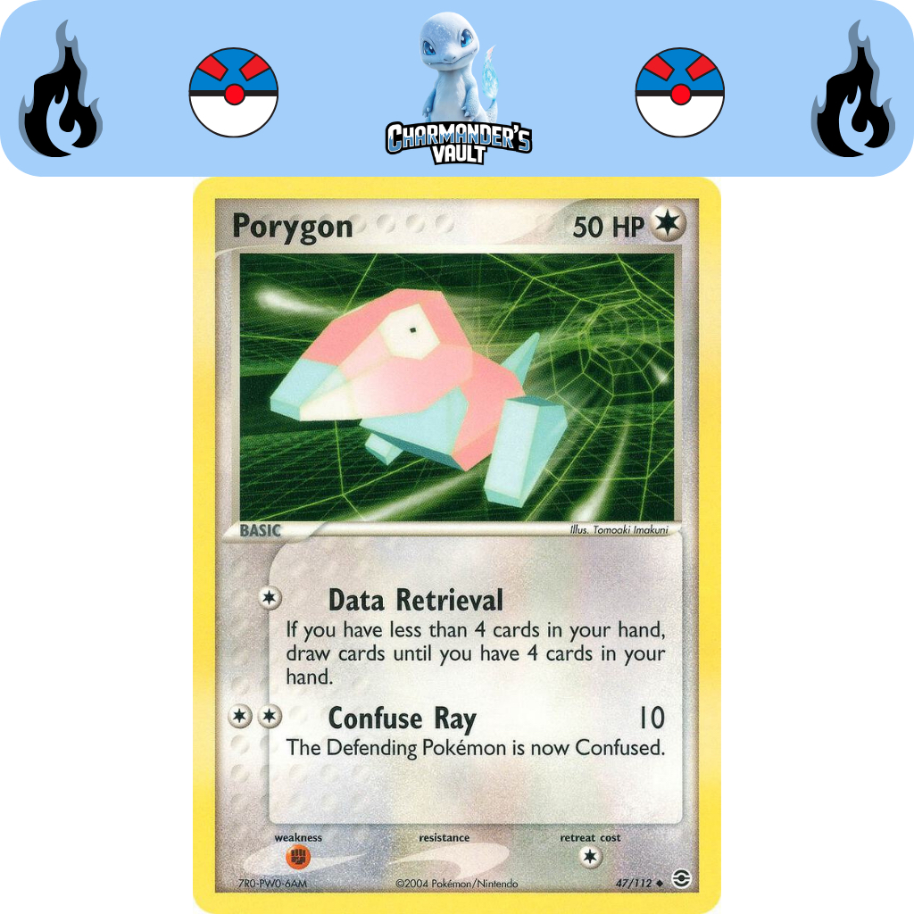 Porygon 047/112 EX FireRed & LeafGreen Vintage 2004 Pokémon TCG ...