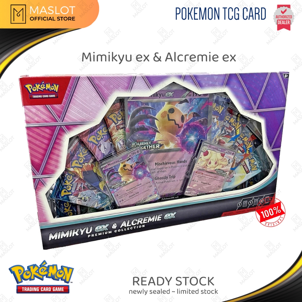 Pokemon TCG: Exclusive Special Collection Mimikyu ex & Alcremie ex ...