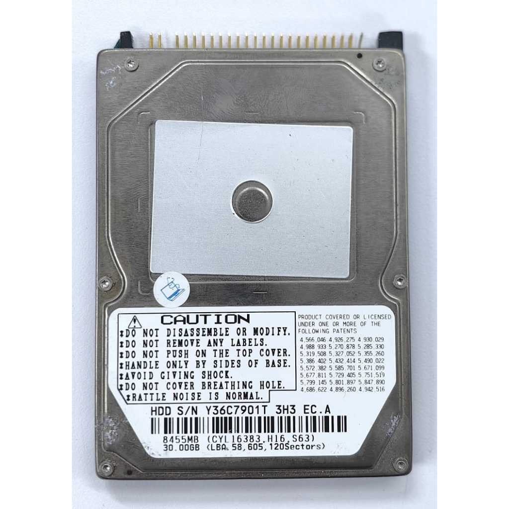 Toshiba 2.5" IDE 30GB Laptop Internal HDD Hard Disk | Shopee Philippines