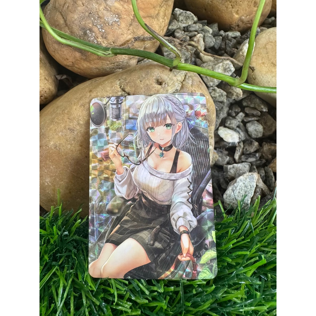 [ Hololive VTuber] Premium Holo Texture Collection Card Shine Foil ...