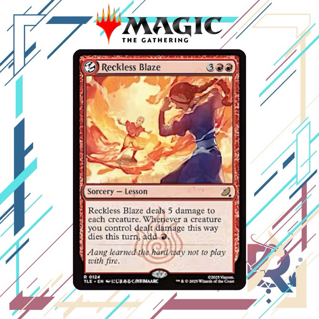 [MTG] Reckless Blaze Avatar: The Last Airbender Eternal-Legal | Shopee Philippines