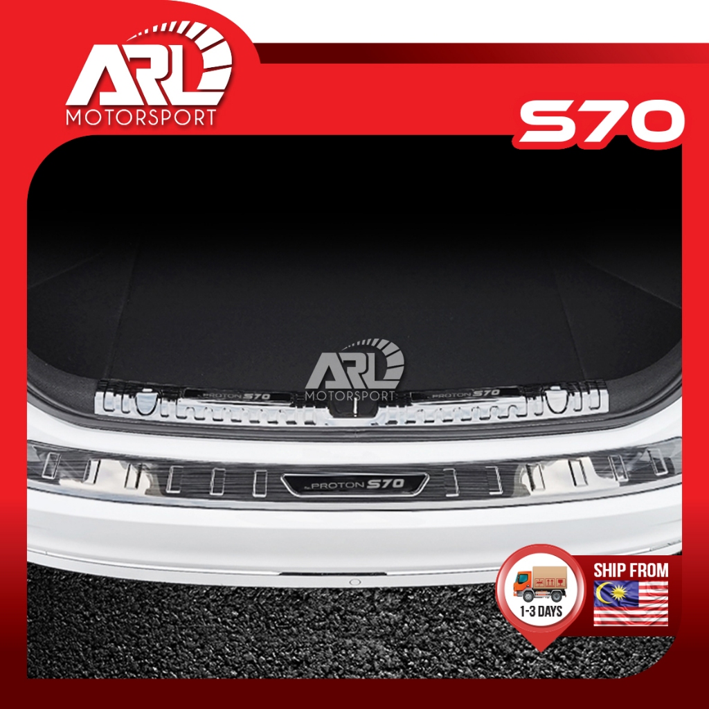 Proton S70 Rear Bumper Protector Guard Trim Tailgate Scuff Plate ...