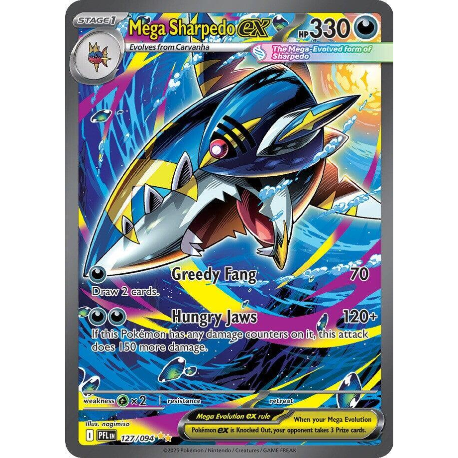 POKEMON TCG / Mega Sharpedo ex - 127/094 - Special Illustration ...